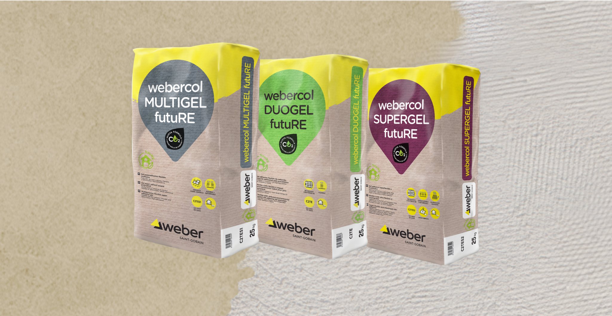 Saint-Gobain Weber lanza webercol futuRE, el primer mortero cola con ...